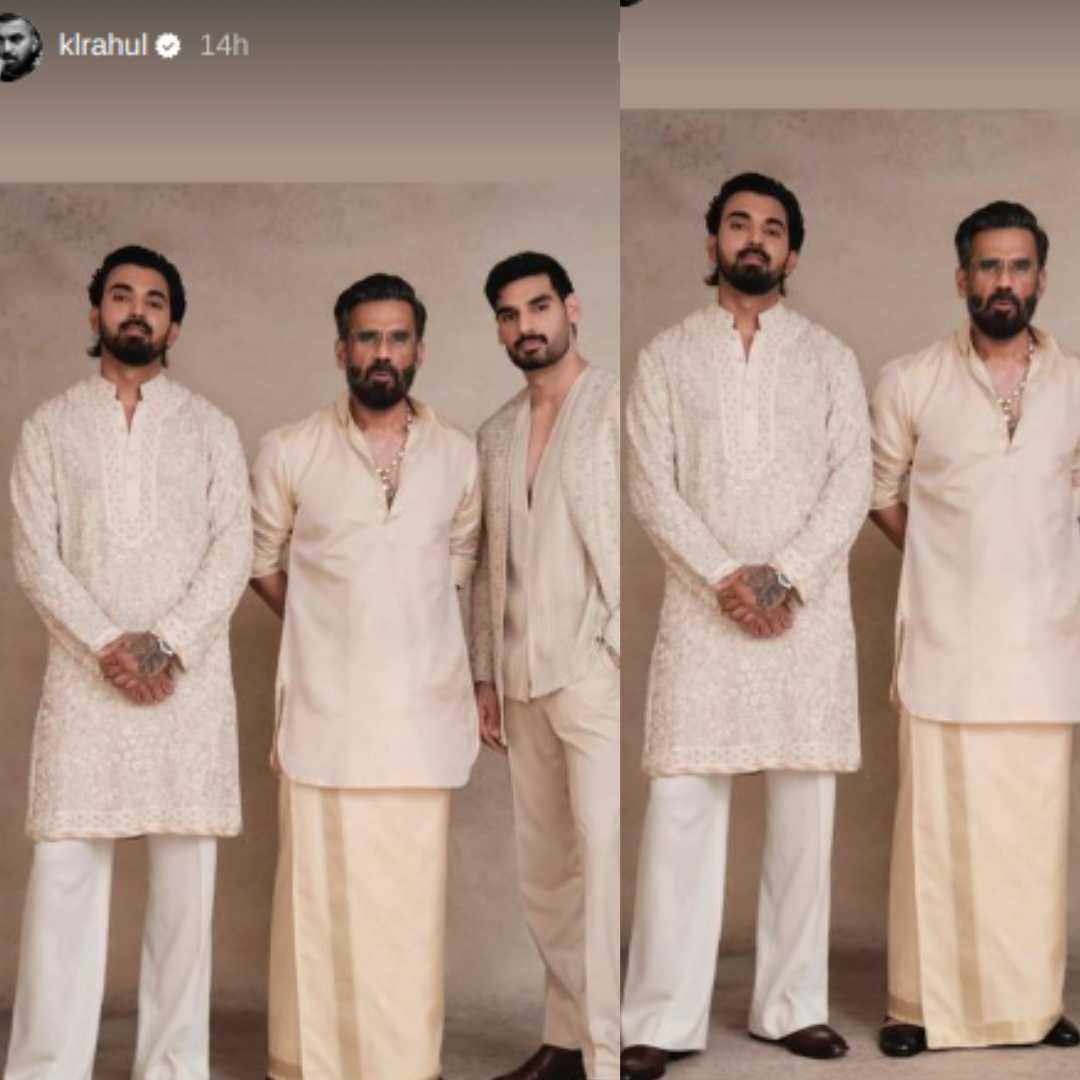 KL Rahul Shares Warm Birthday Message for Suniel Shetty - SportsGAGA